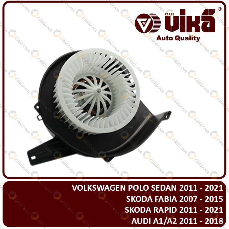 Вентилятор отопителя салона мотор печки VOLKSWAGEN POLO , SKODA FABIA , RAPID , AUDI A3 , фольксваген поло , шкода фабиа , шкода рапид , ауди А3