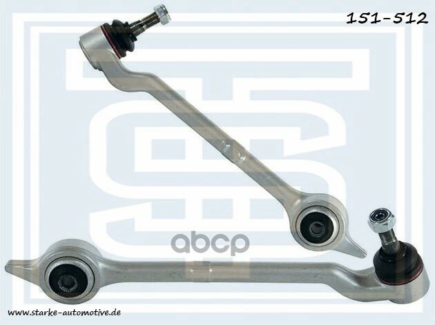 Рычаг передний BMW E39 нижний R (520-530) STARKE 151-512/31121094234 31122341296 31121094234 31122341296 STARKE арт. 151512