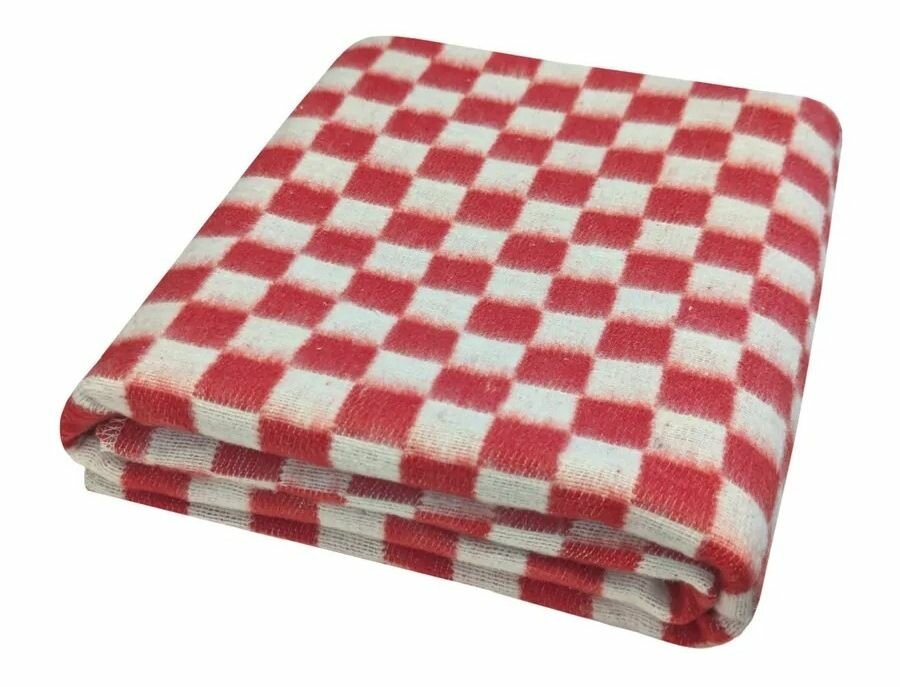 Детское байковое одеяло Малыш 100х118 Красный