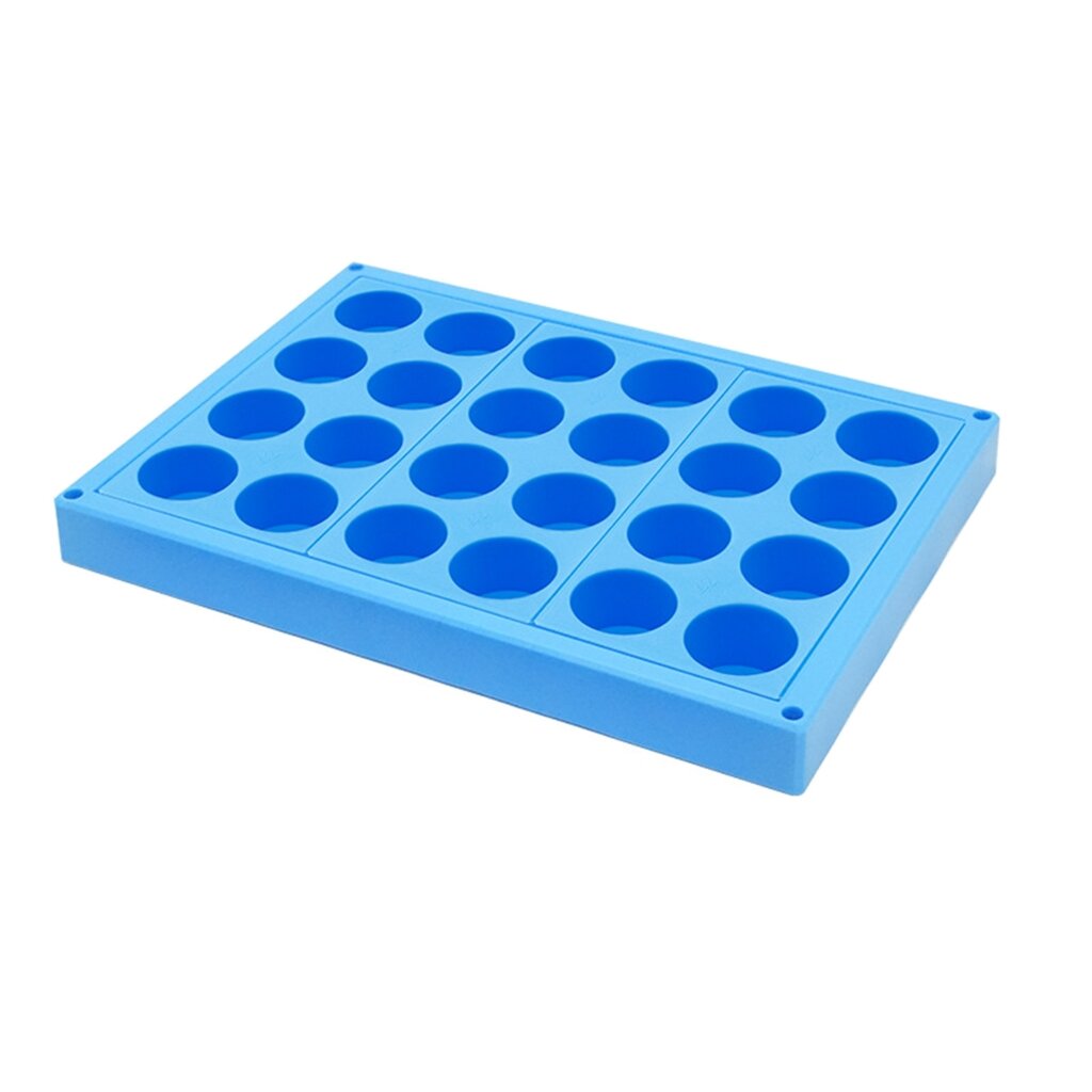 Коробка-органайзер для инструментов с несколькими отверстиями Для хранения сверл и фрез Большой емкости из твердого материала ABS