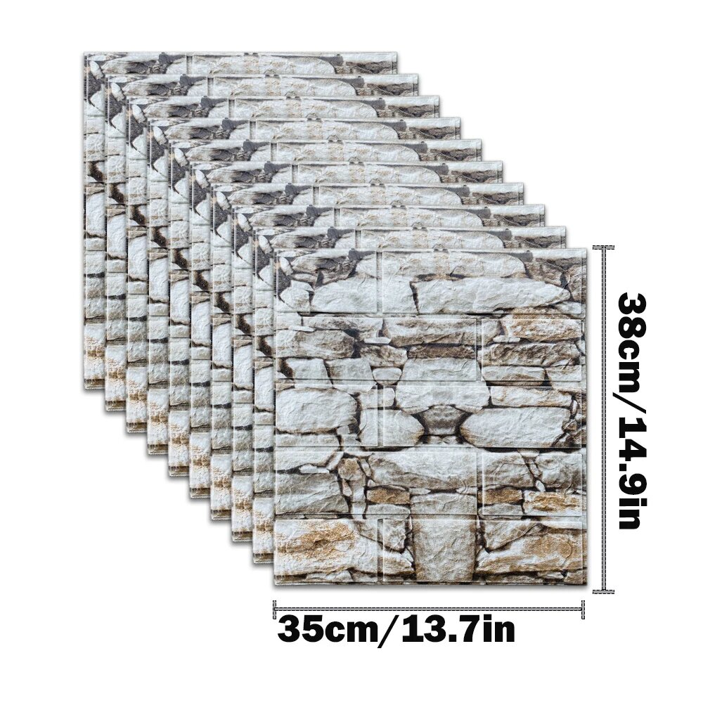 3D-наклейки На Стену, Самоклеящиеся Декоративные Панели Из Пенопласта Для Домашнего Декора: Гостиная, Спальня, Ванная Комната