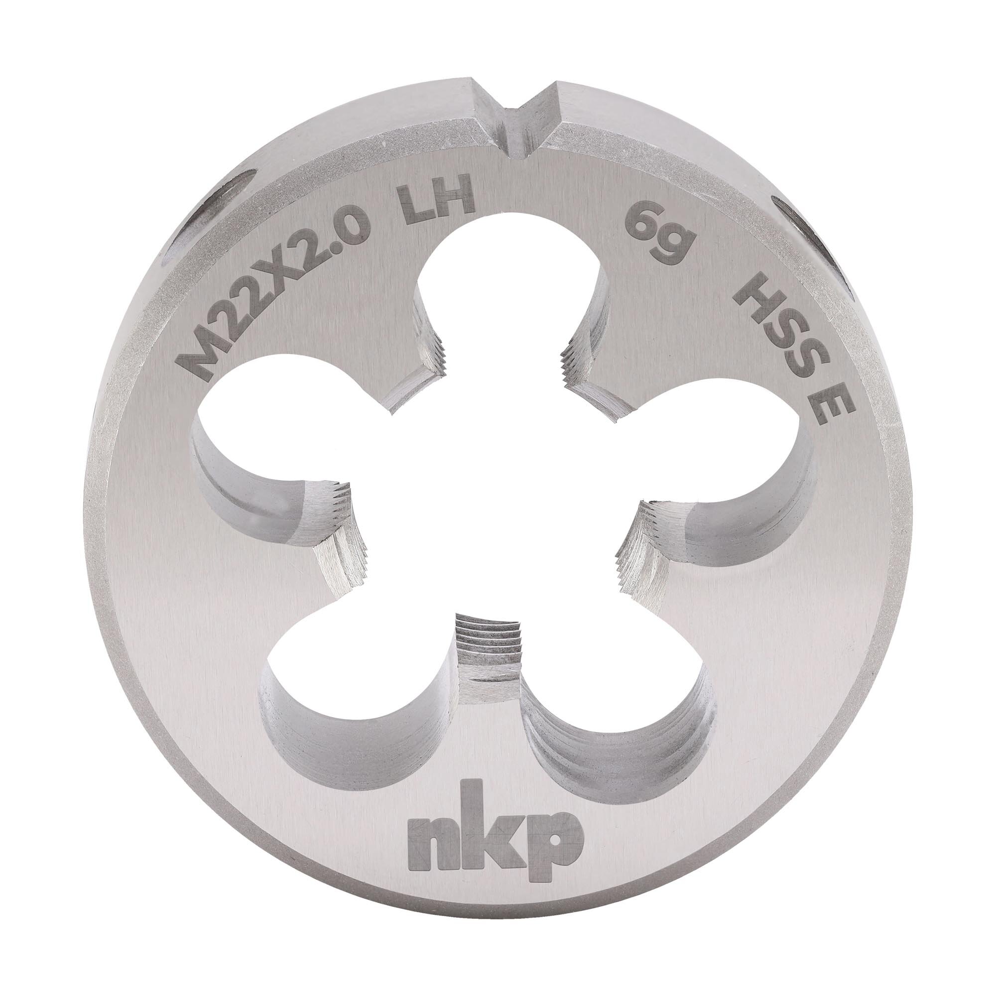 Плашка левая NKP М22х2,0 DINEN22568 HSSE 6g 55х16мм 294221N