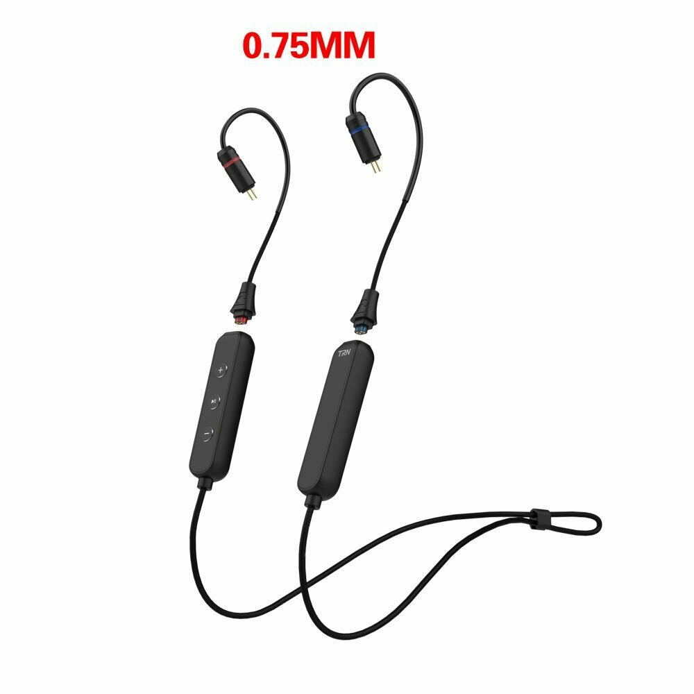 Кабель для наушников TRN BT3S Pro Bluetooth QDC/0,75 мм/0,78 мм/MMCX/S/C Pin, беспроводной провод IPX6, модуль Bluetooth с кодировкой aptX HD aptX AAC SBC для наушников Moondrop BLON KZ TANGZU SE535