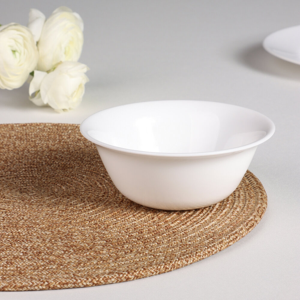 Набор салатников 320 мл, 12,5 см, комплект 6 штук, опаловое стекло