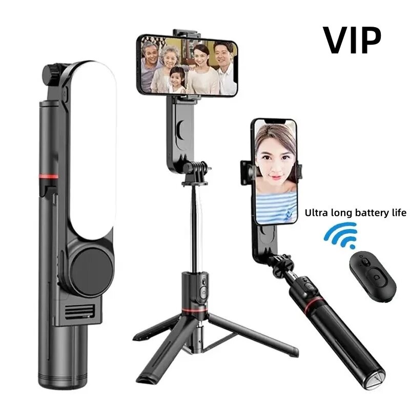 Монопод с дистанционным затворным заполняющим светом для iPhone, Samsung, Xiaomi, держатель для телефона, мини-штатив, беспроводная Bluetooth-палка для селфи