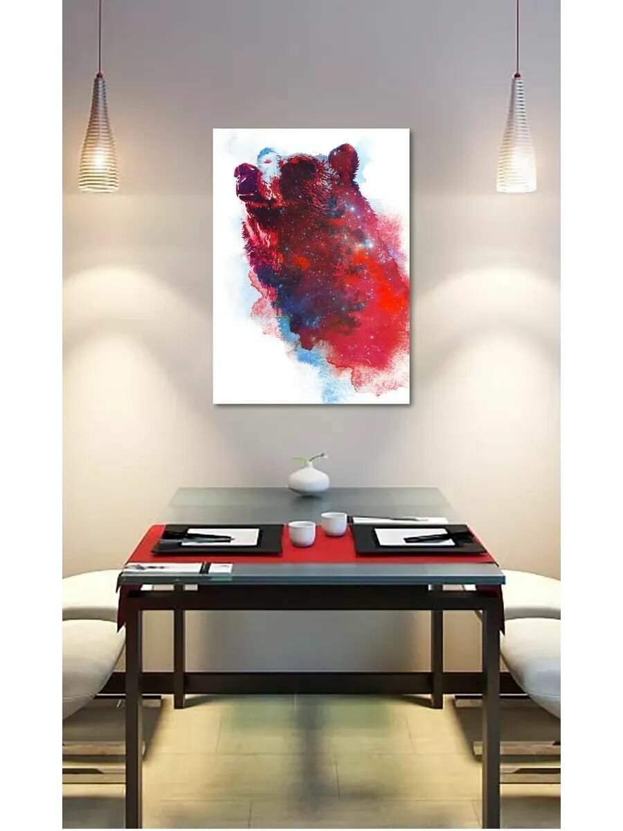 Картина на стену "Медведь" 30х40см 1шт.