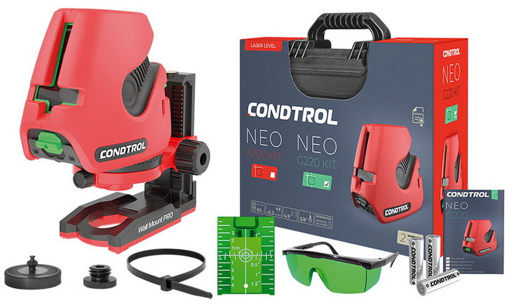 Лазерный нивелир Condtrol NEO G220 Kit (1-2-401)