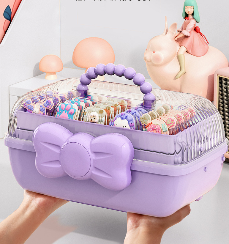 Органайзер для косметики，шкатулка для украшений，, 1 шт，фиолетовый