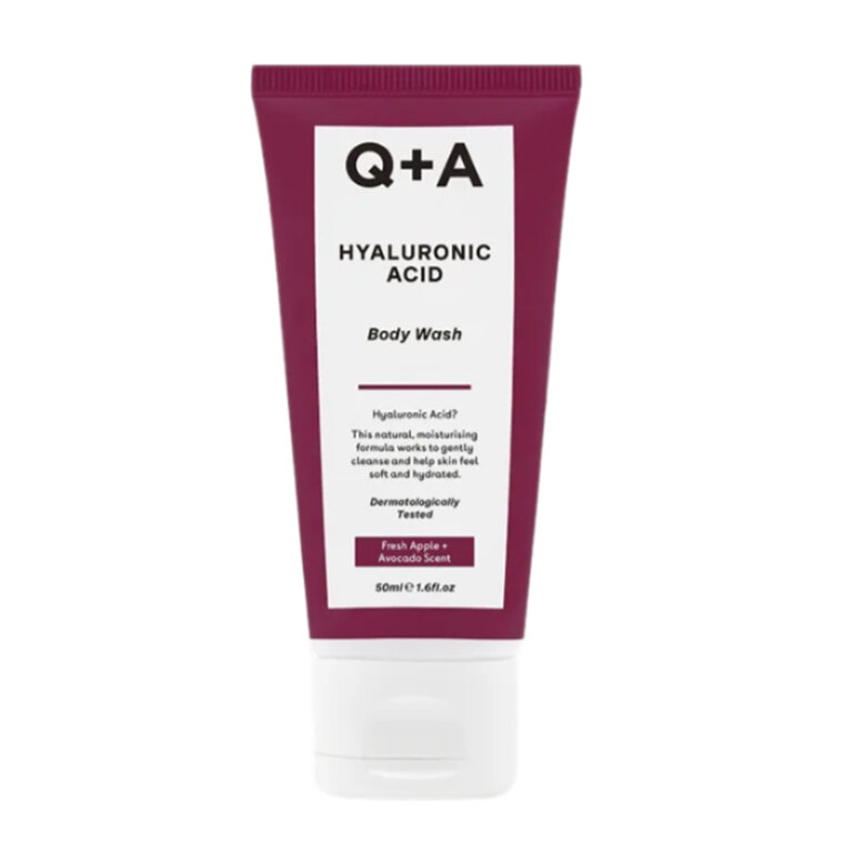 Q+A Hyaluronic Acid Body Wash Увлажняющий мини-гель для душа Hyaluronic Acid 50 мл