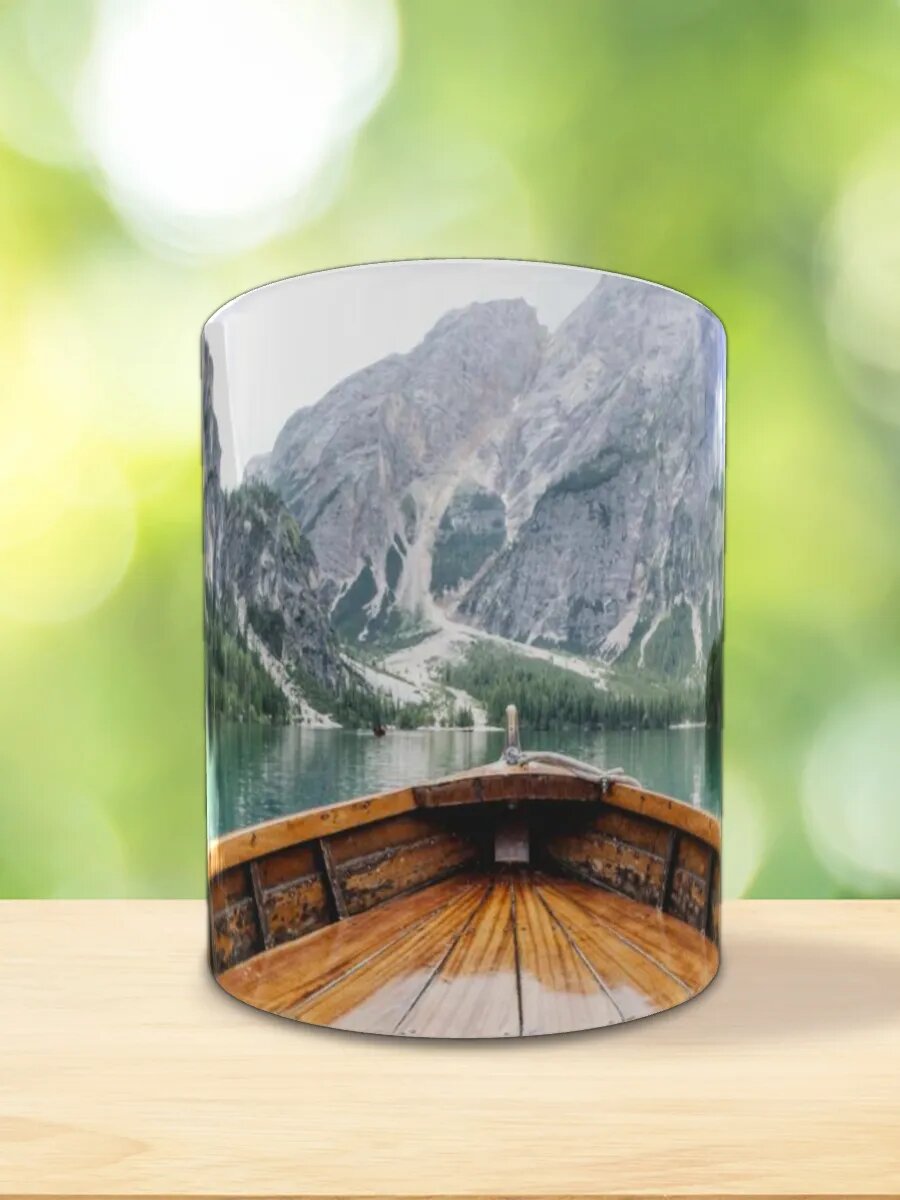 Кружка Лодка в горах