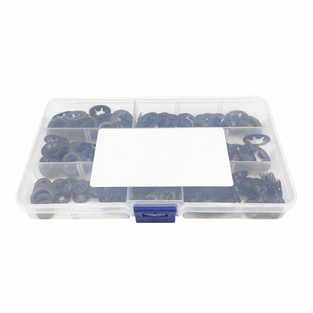 340 шт. Стопорные шайбы со звездочкой и внутренним зубом, крепежные детали с зажимом для скорости