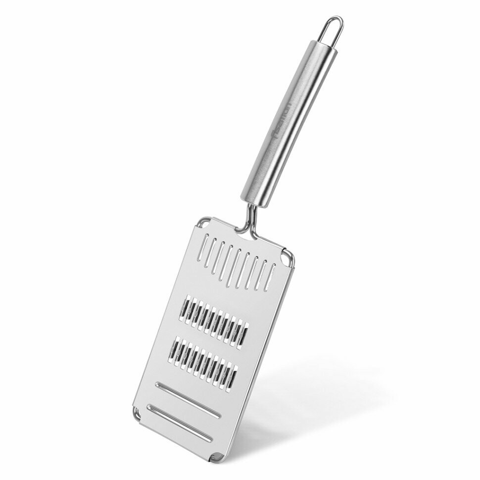 8603 FISSMAN Терка 28,5x9см на ручке для нарезки корейской морковки (нерж. сталь)