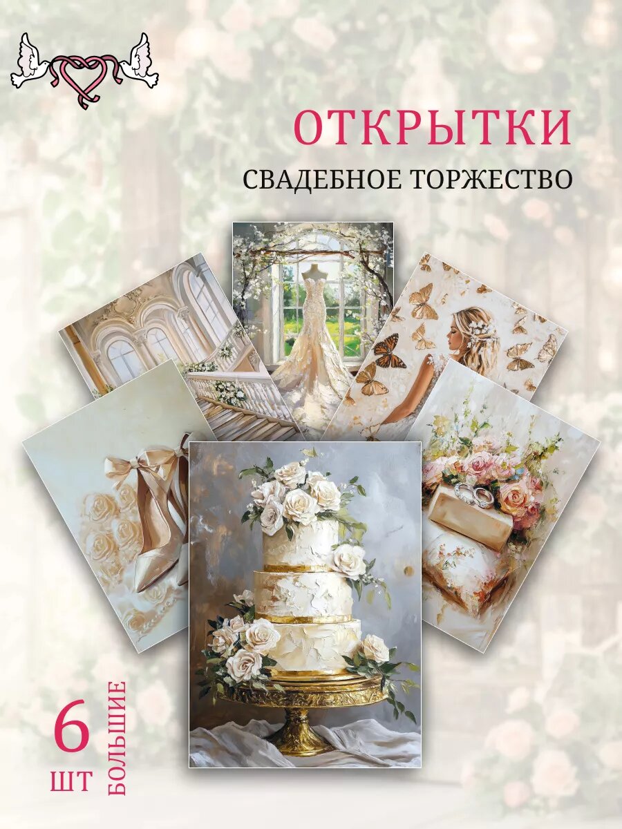 А6 Открытки свадьба влюбленных Самые лучшие большие открытки формата А6 в нашем мгазине Обнимай словами