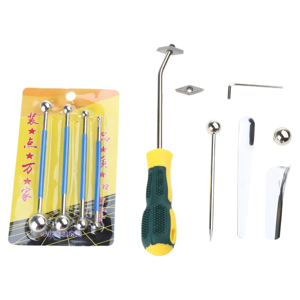 1 набор из 9 штук, набор инструментов для конопатки 9 штук, полный набор инструментов для шва плитки