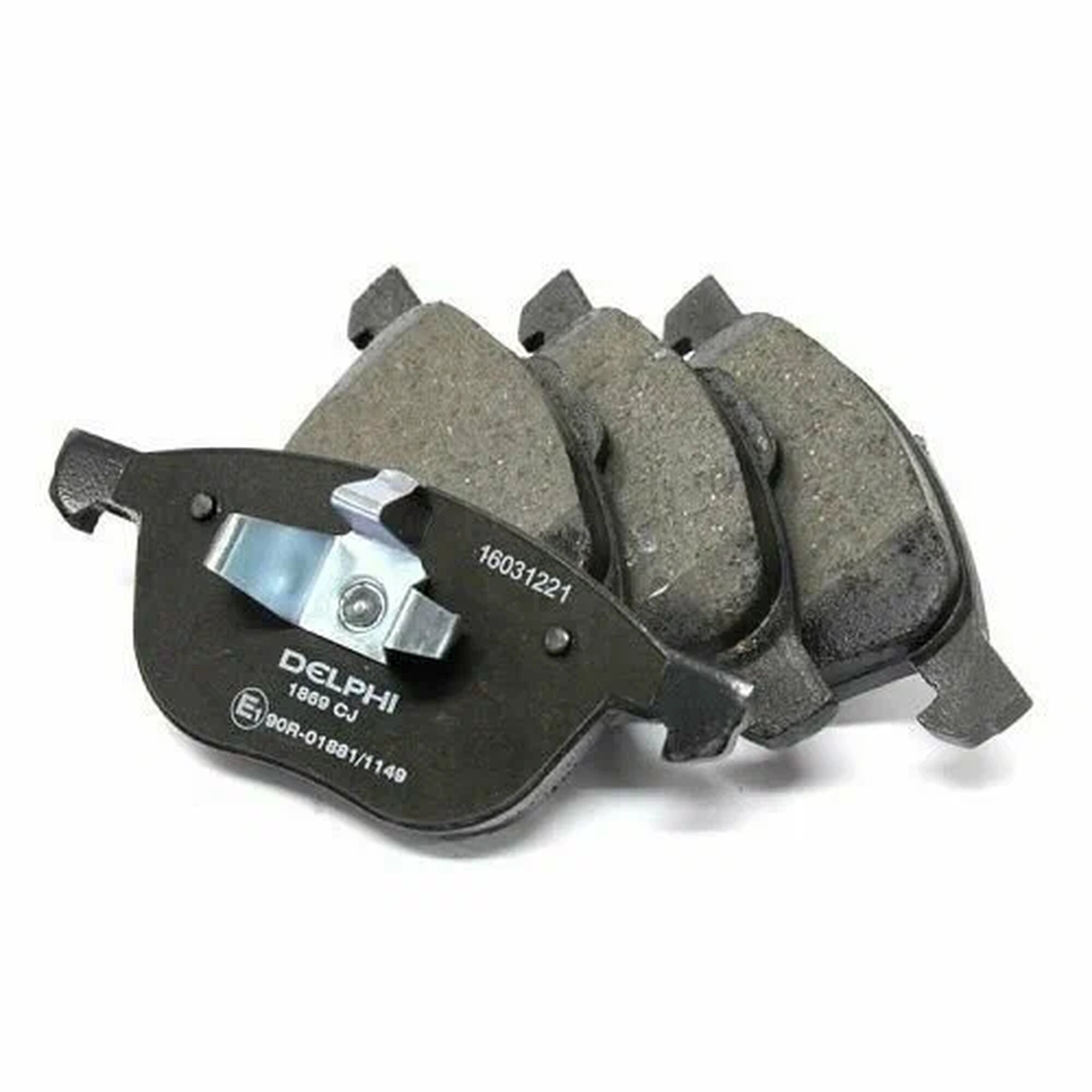 Тормозные колодки передние DELPHI LP1869 для а/м Ford Focus II-III, Kuga I, C-Max I-II, Ecosport, Mazda 3 BK-BL, Mazda 5 CW