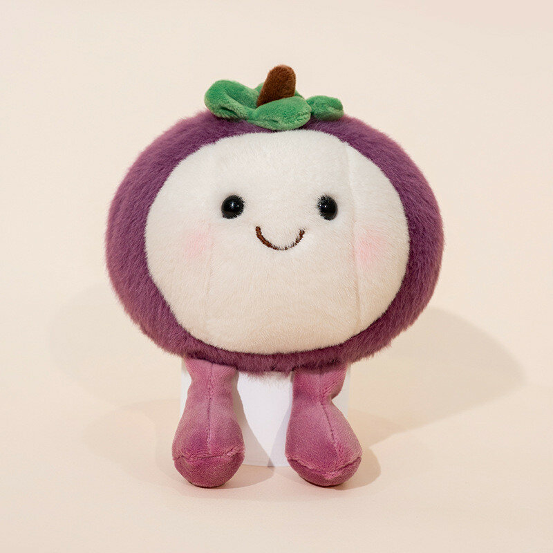 Fruit plush doll bean bag dragon fruit cantaloupe cartoon plush for playroom decor and gift