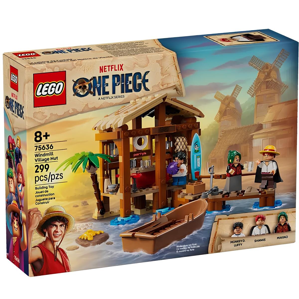 Конструктор LEGO One Piece 75636 Хижина ветряной мельницы