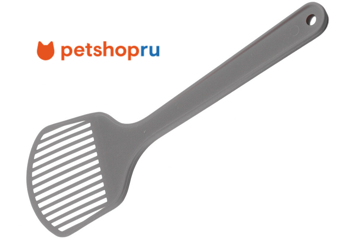 Yami Yami гигиена Совок-лопатка для кошачьего туалета, серый, 10x28см