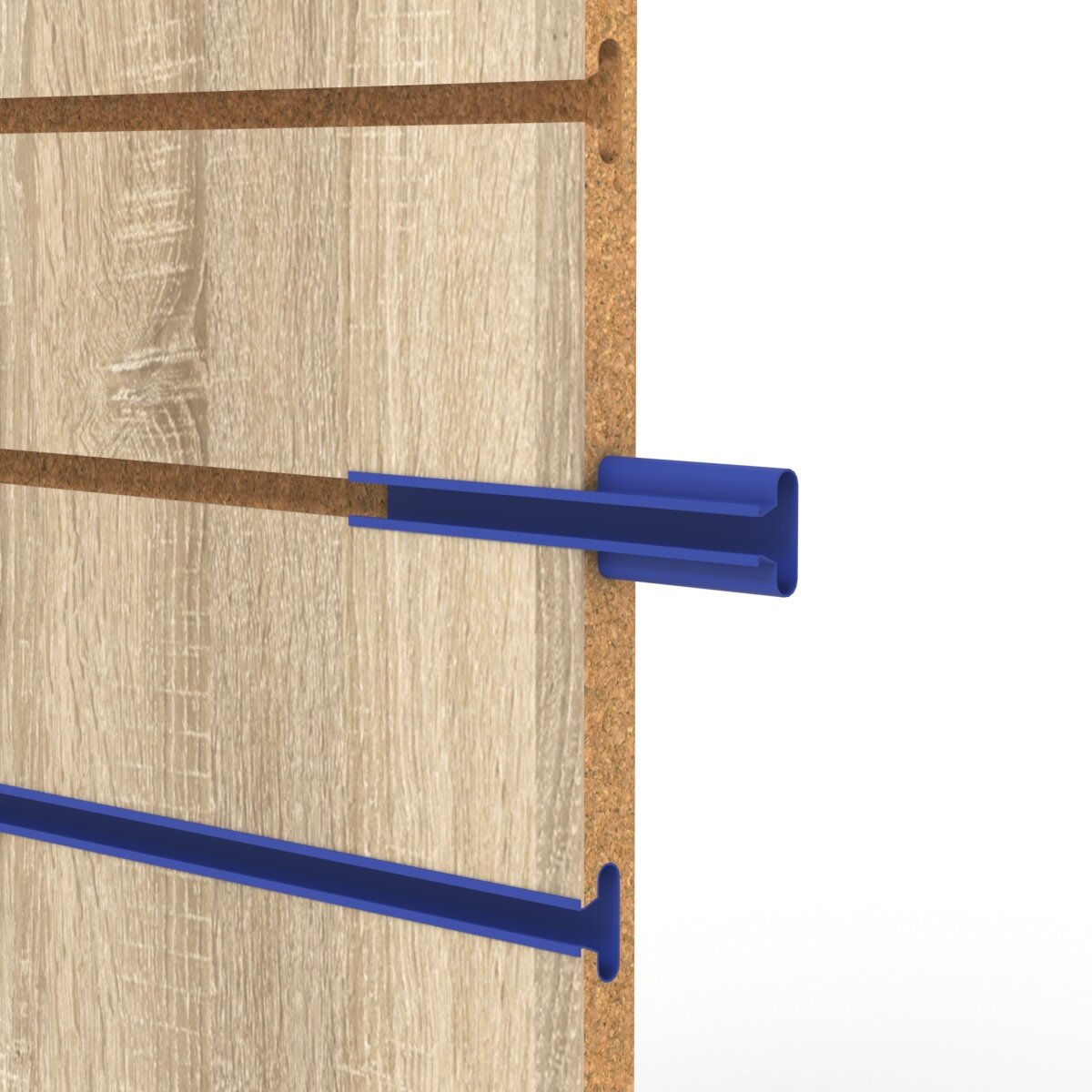 Вставки пластмассовые для экономпанелей (комплект-23шт), Синие