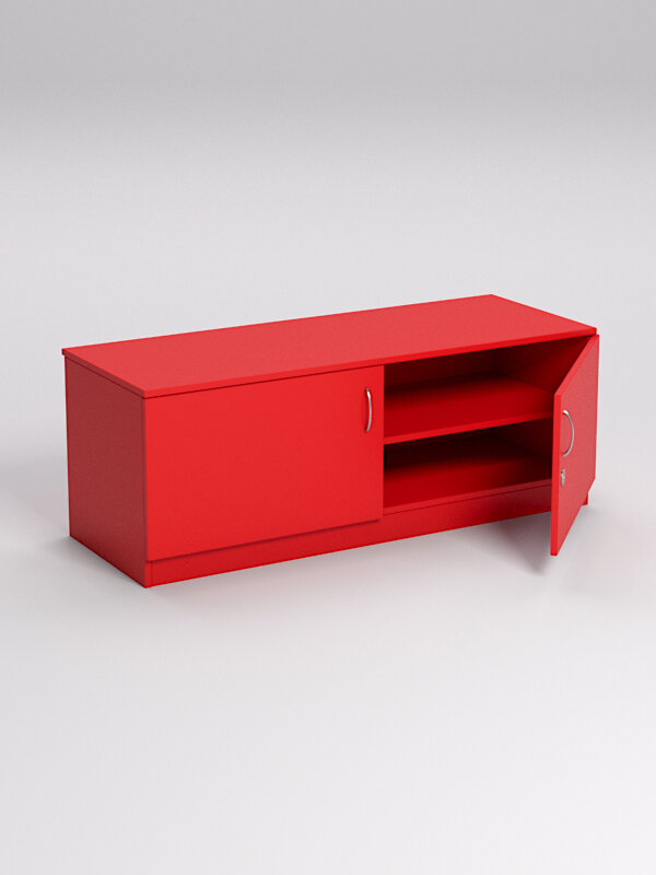 Тумба T-22 с распашными дверцами, Красный. Производитель товара - компания Westcom.