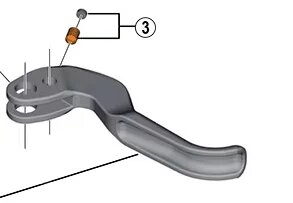Рычаг тормоза Shimano XTR BL-M9000 M9020 M9100 M9120 Серый, M9000