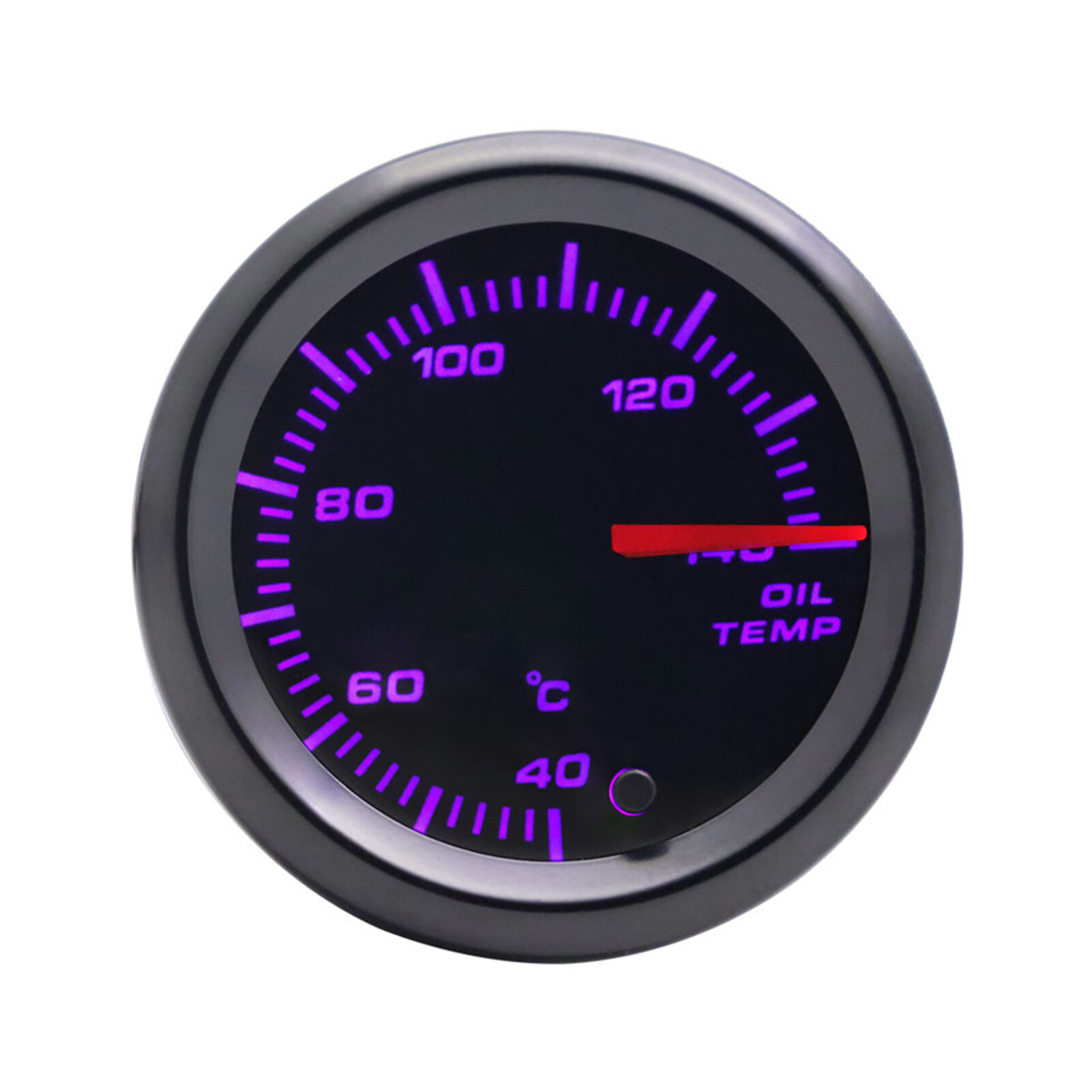 Kit приборов Gauge Meter диаметр 52mm, окуляр Smoked, GlowShift, окрашенный, 7 цветов LED, температура масла в Цельсиях, °C, черный цвет прибора, материал ABS, дисплей LED, питание DC12V, размер упаковки 13*7*6cm, вес упаковки 160g, 1 шт.