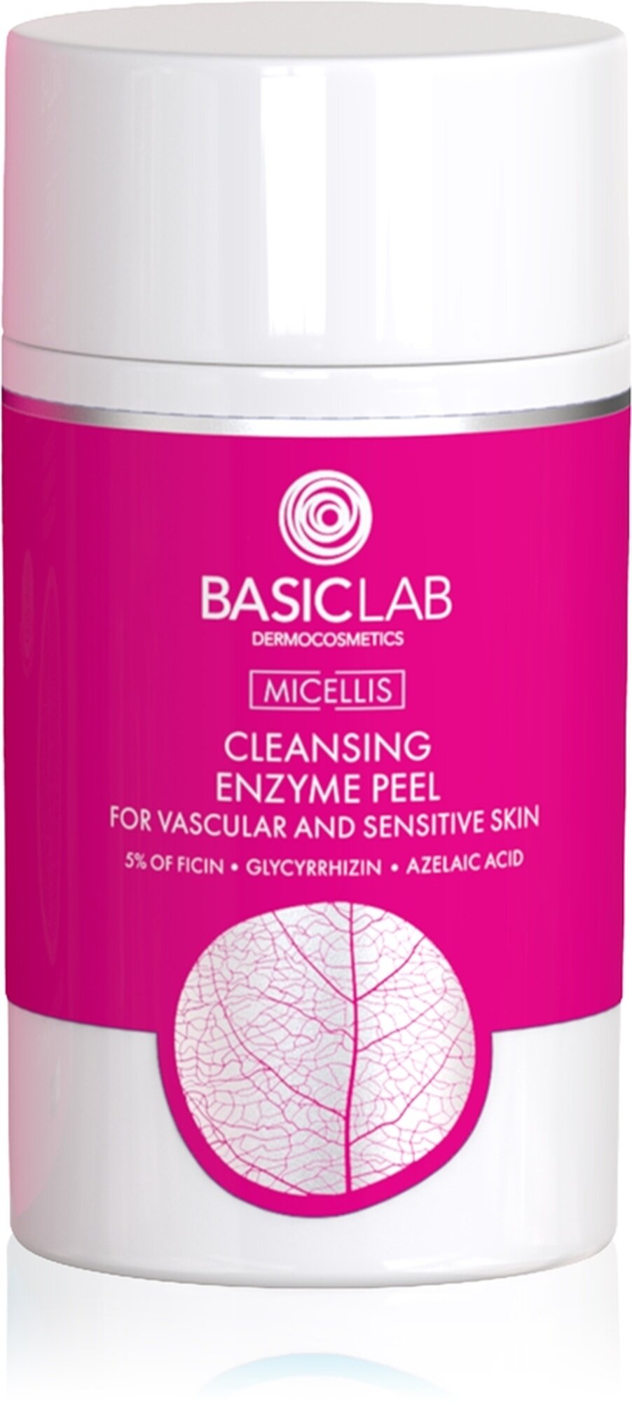 BasicLab Энзимный пилинг против покраснений кожи Dermocosmetics Micellis Cleansing Enzyme Peel,35 г