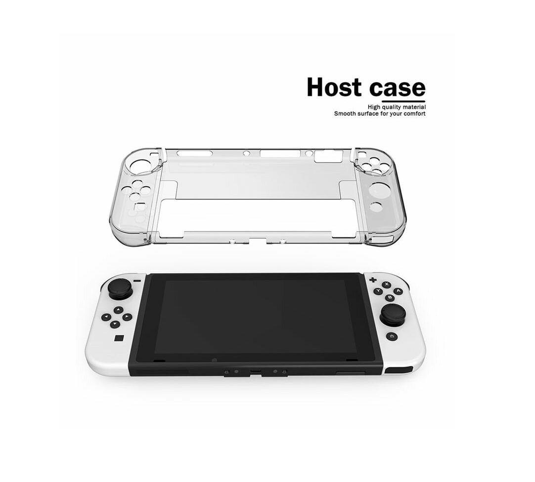Защитный чехол - прозрачный кейс для Nintendo Switch и Nintendo Switch Oled