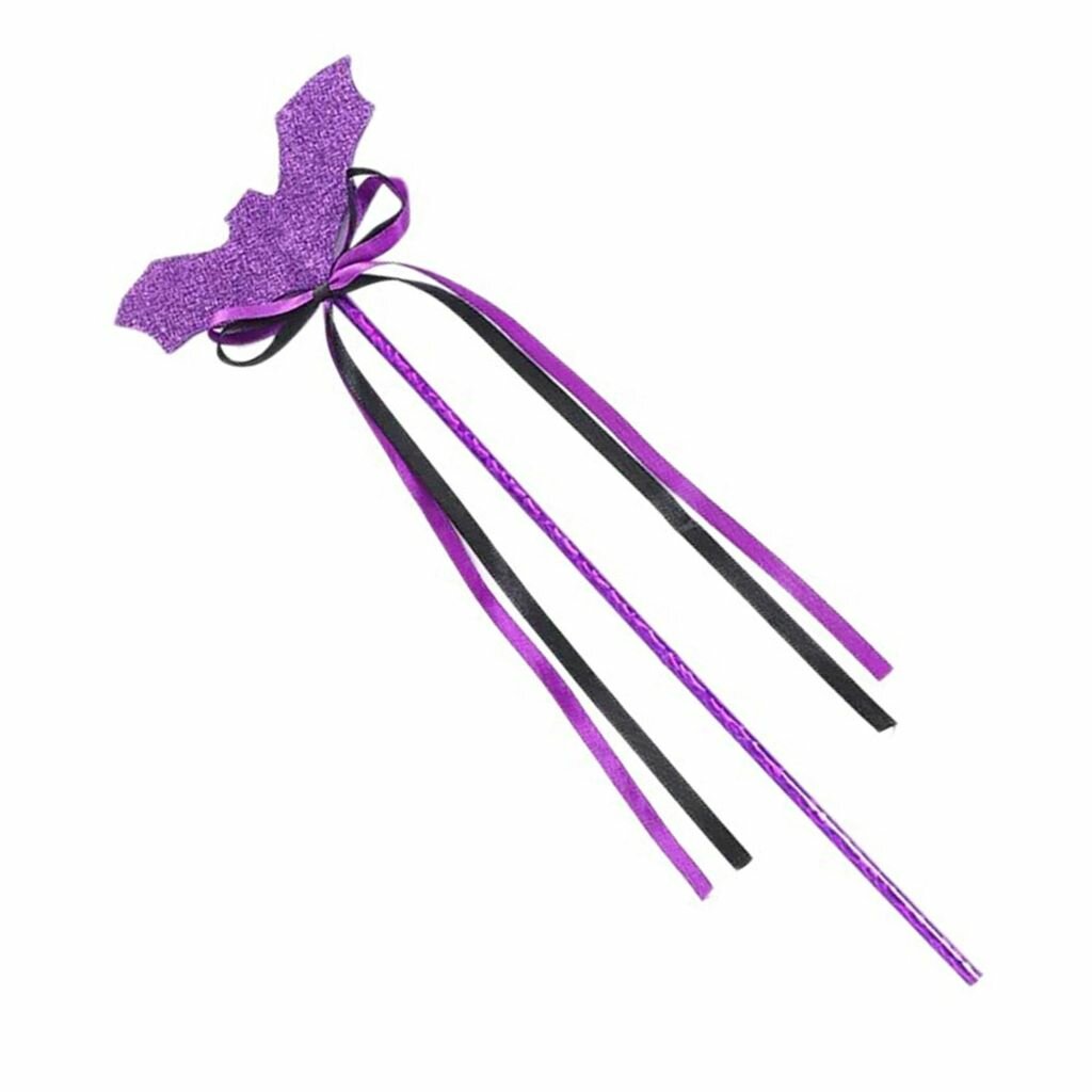 (1 шт.) Костюм для Хэллоуина ужасов, сногсшибательный головной убор, юбка летучей мыши-Волшебная палочка мыши