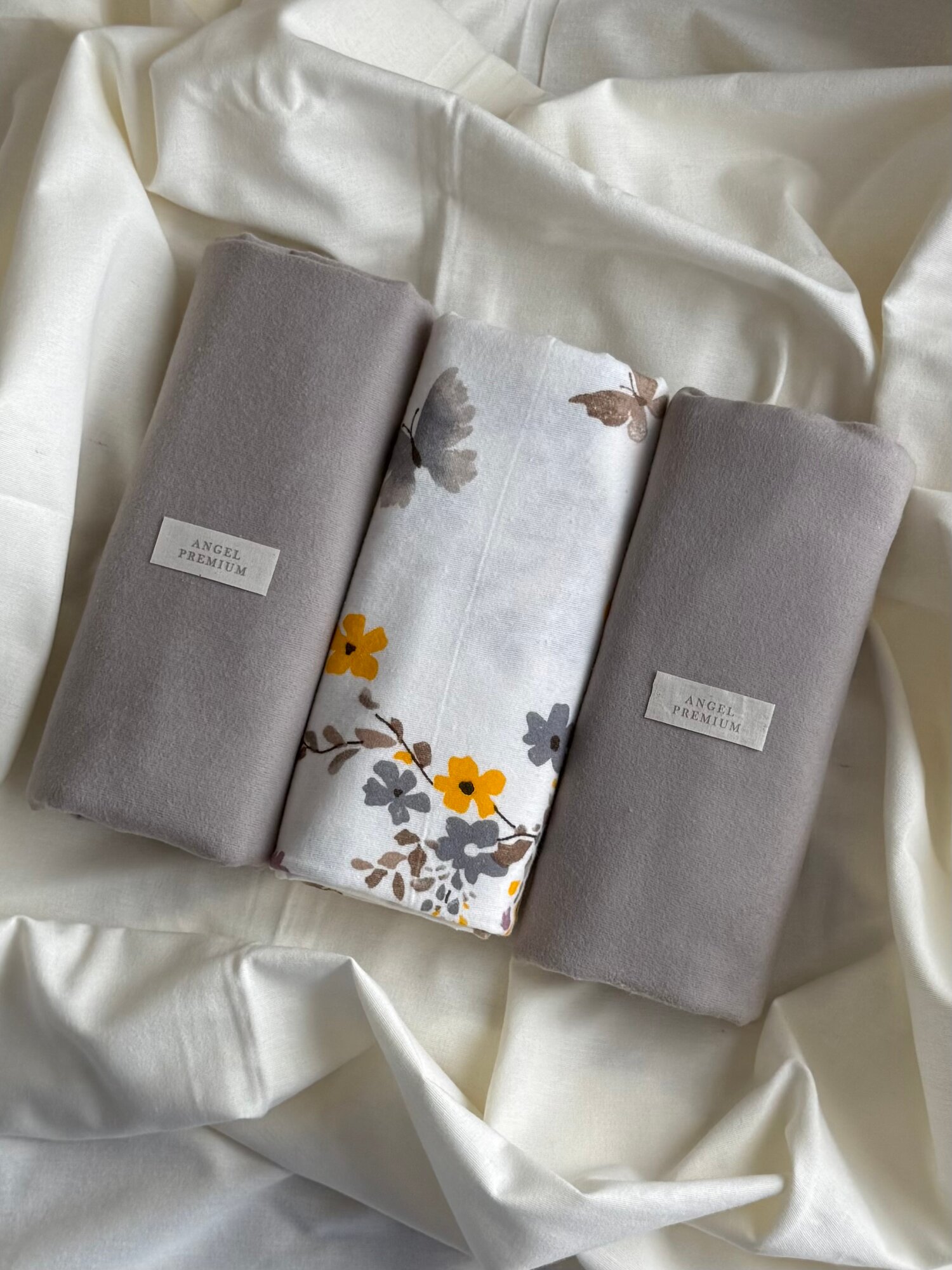 Набор больших фланелевых пеленок ANGEL PREMIUM 100х120
