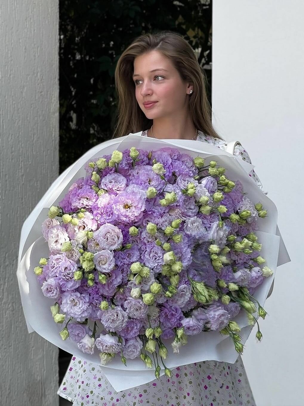 Сиреневая эустома
