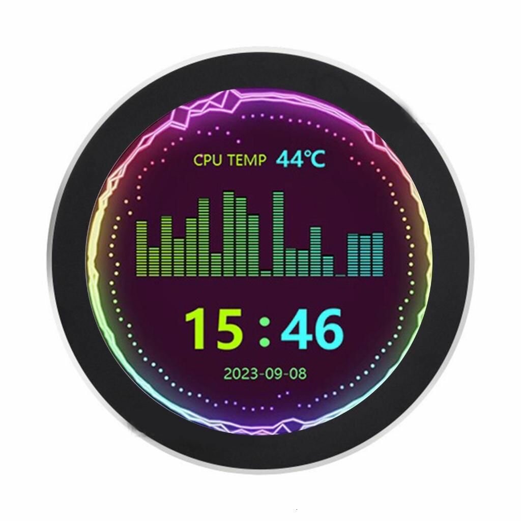 2.1-дюймовый IPS экран с водяным охлаждением, Черный - 2,8 дюйма