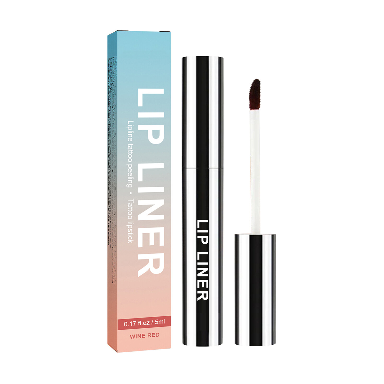 Карандаш для губ Формирование губ Цвет губ Водостойкий неразмазывающийся карандаш для губ Отслаивающаяся кисть для губ