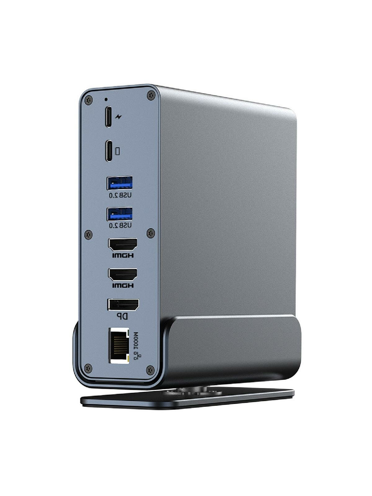 USB C Docking Station 15 in 1 Multiports Hubs with HDTV , VGA, Double PD100W, RJ45 for Laptop Speed Charging 3.5mm Port