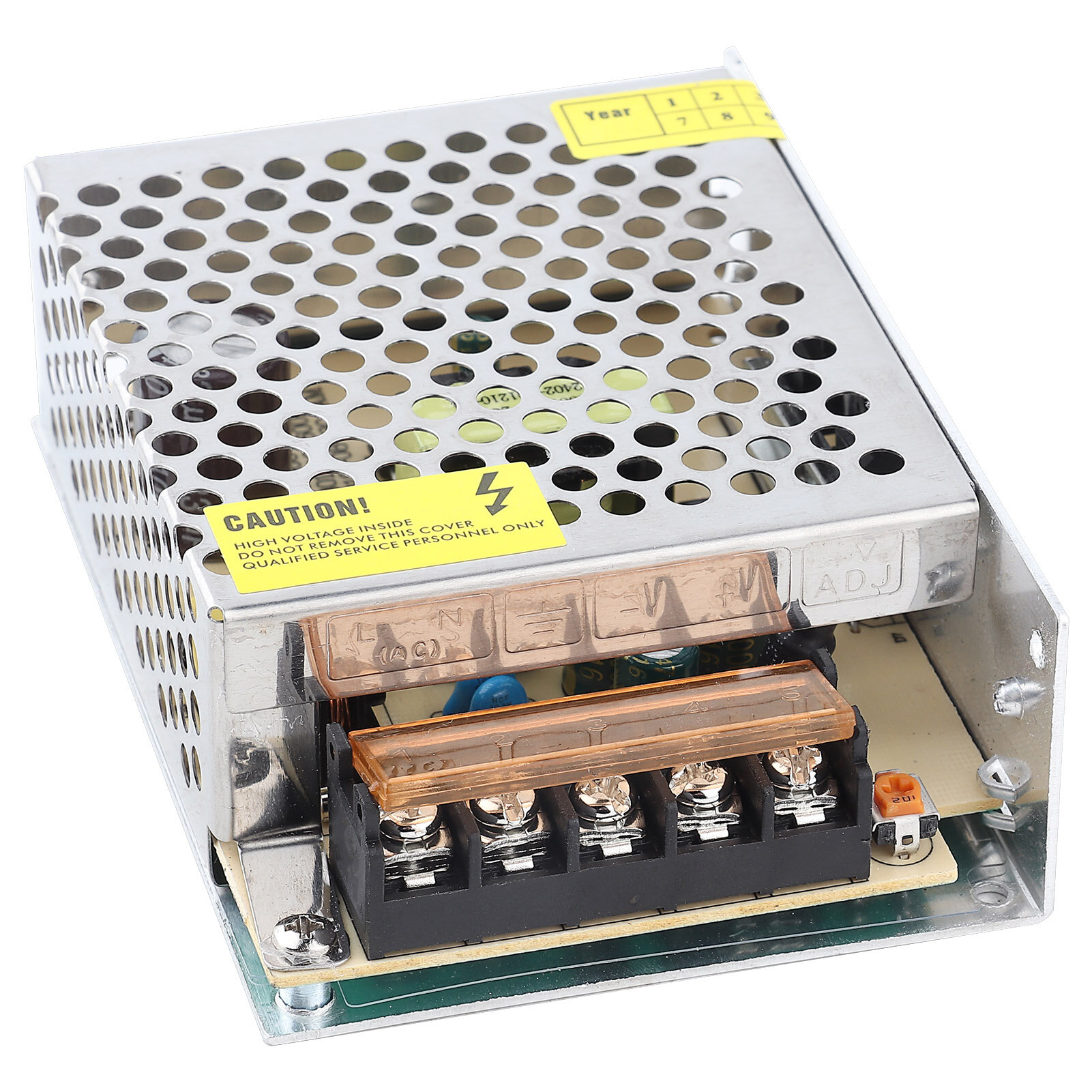 12 В 5 А 60 Вт импульсный источник питания драйвер адаптер переменного тока 100-240 В постоянного тока 12 В алюминиевый сплав для светодиодного экрана световой панели 3D-принтера