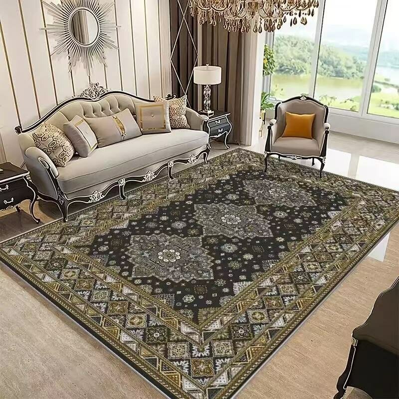 Ретро этнические ковры турецкий персидский ковер , 100x180cm, красный