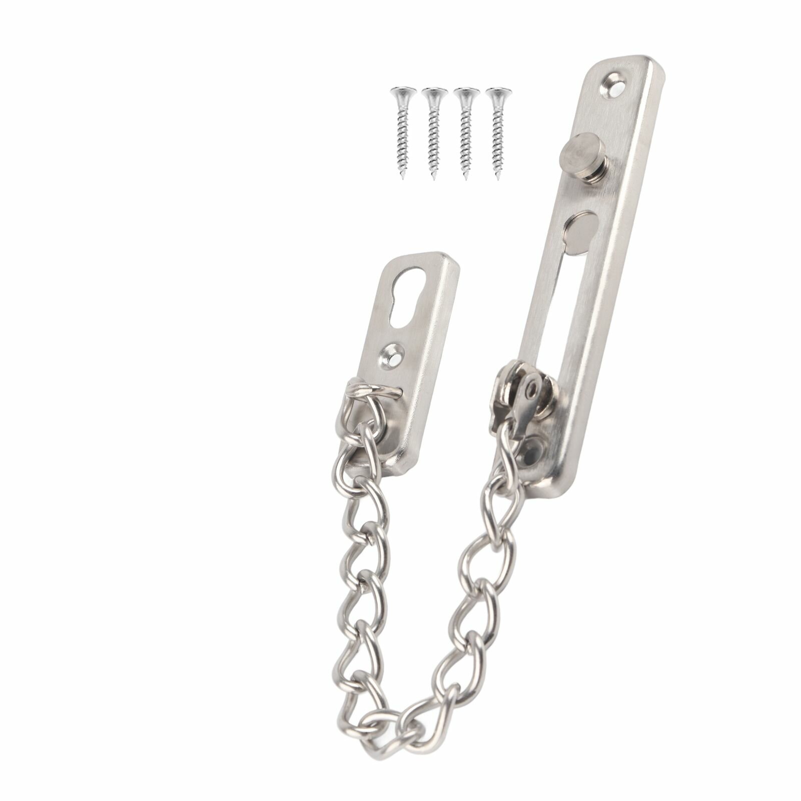 Надежный стальной замок с цепью для двери, безопасная фиксация изнутри, простая установка