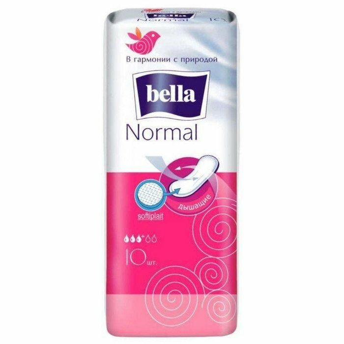 Гигиенические прокладки BELLA "Белая линия", Normal, Softiplait Air, 10 шт