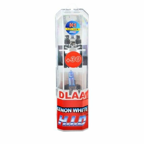 Автолампа H1 12V 55W 1-конт XENON WHITE+30 4500K SKYWAY 2 шт Ближний, дальний свет, противотуманн H1-12V55W-P B