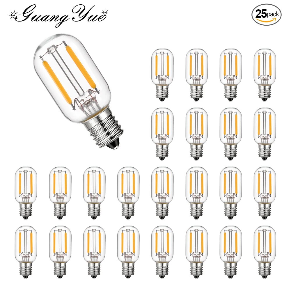 Светодиодные лампы Grensk T22 1 Вт теплый белый E14 E12 12В 24В
