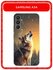 Чехол на Samsung Galaxy A34 / Самсунг A34 с принтом "Воющий волк"