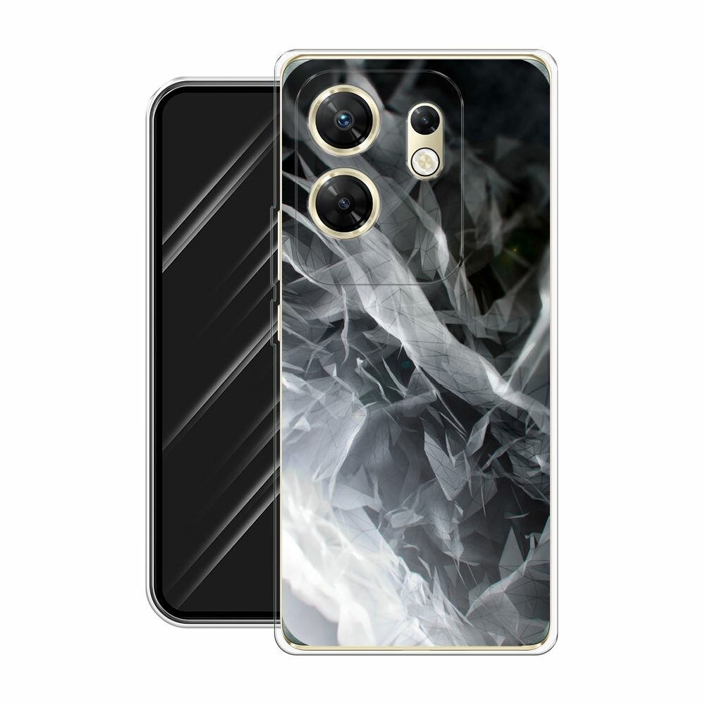 Чехол на Infinix Zero 30 4G / Инфиникс Зеро 30 4G с принтом "Абстракция 9" — фото 1