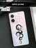 Чехол на Oppo A5 Pro / Оппо А5 Про с принтом "Змея с мечом чёрная", прозрачный