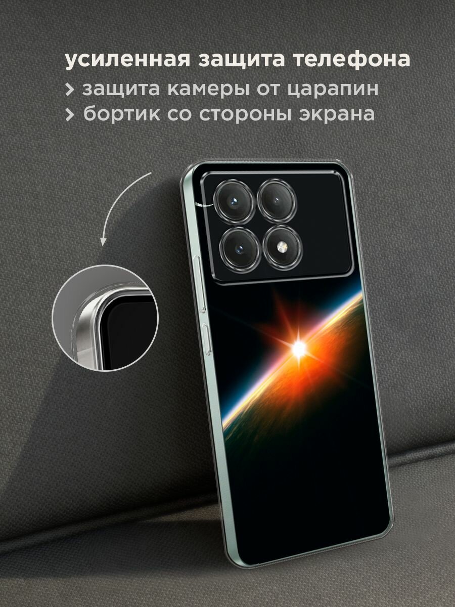 Чехол на Xiaomi Poco X6 PRO 5G / Поко X6 Про 5G с принтом "Космос 9" — фото 1
