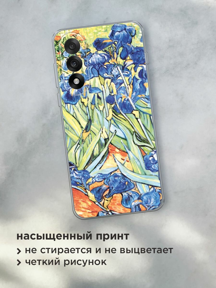 Чехол на OnePlus Nord 5 / Ван Плас Норд 5 с принтом "Ирисы Ван Гог" — фото 1