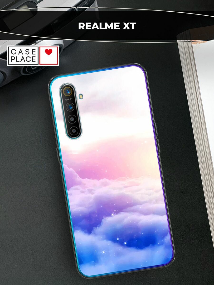 Силиконовый чехол на Realme XT / Реалми XT с принтом "Небеса"