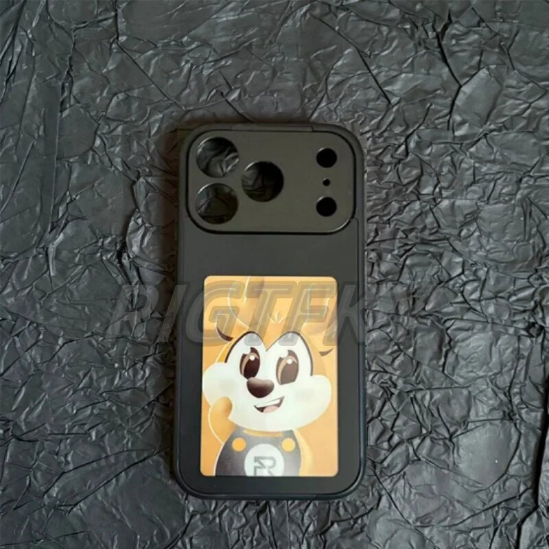 Для iphone 17 17 Air 17 Pro Max NFC E-ink чехол для телефона фотографии HD дисплей iPhone17, Black