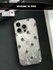 Чехол на Apple iPhone 16 Pro / Айфон 16 Про с принтом "Паттерн цветы сепия"