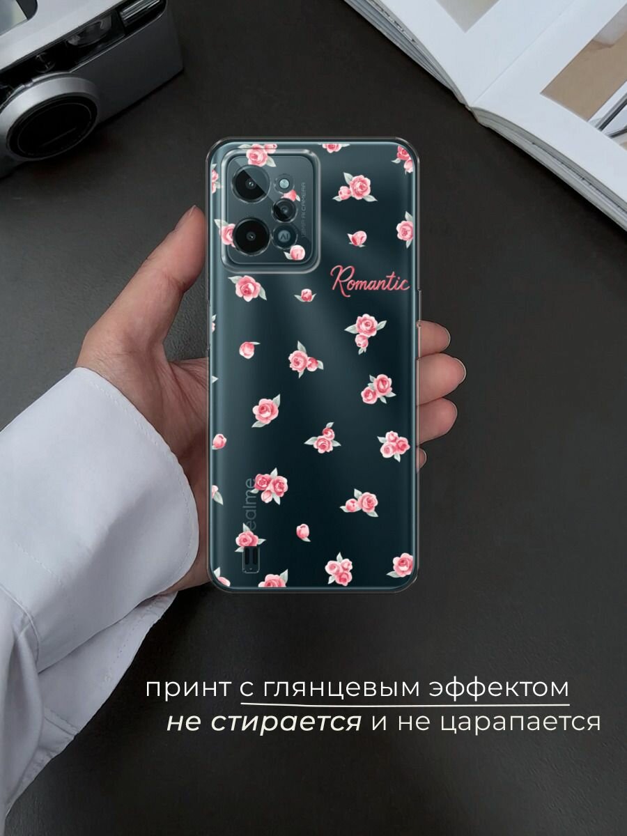 Чехол на Realme C31 / Реалми C31 с принтом "Romantic 3" — фото 1