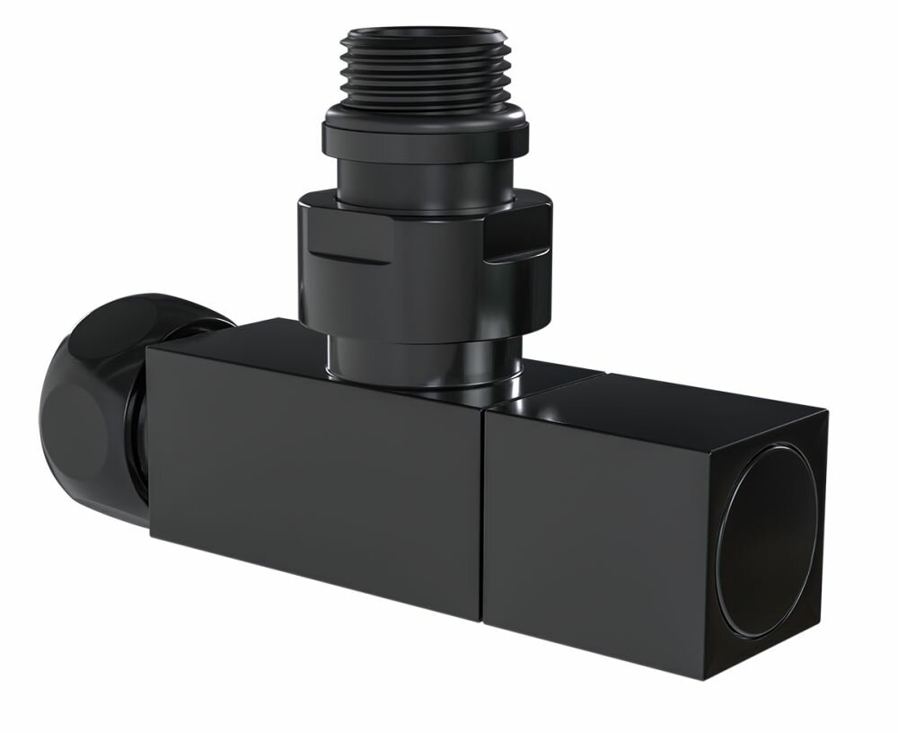 Кран для ПС угловой 1/2 Ш х 3/4 Г (черный) ViEiR VR2034B-01C